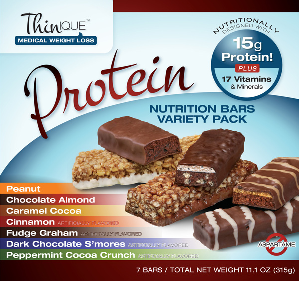 Thinique Protein Bars & Shakes Packaging - LOWELL MUNZ